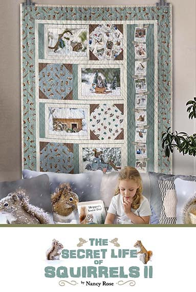 Clothworks - The Secret Life of Squirrels II – Quiltex