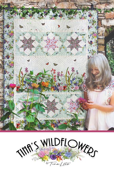 Clothworks - Tina's Wildflowers – Quiltex