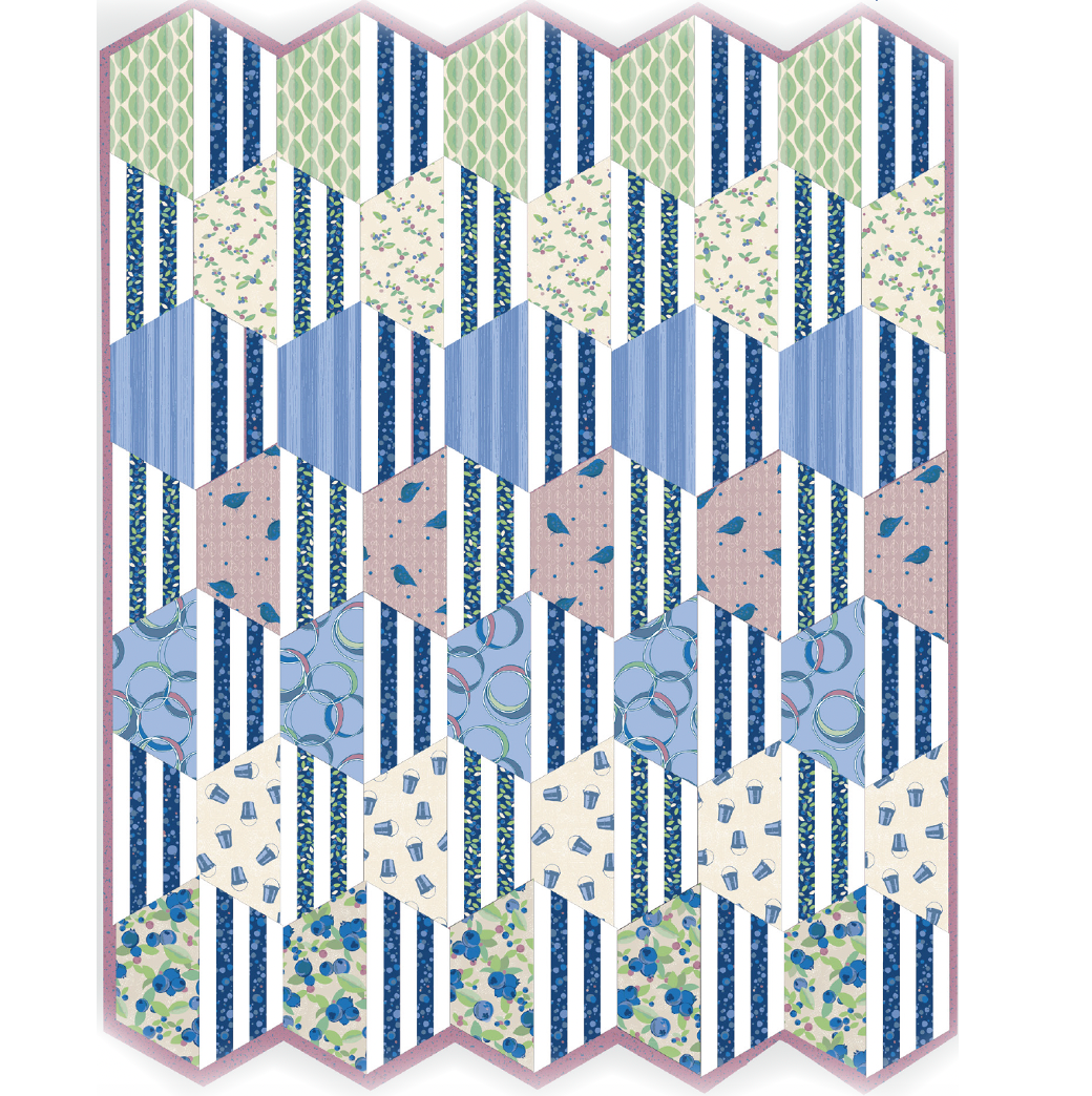 Berry Good Day - Modern Half Lexi Quilt Pattern – Quiltex