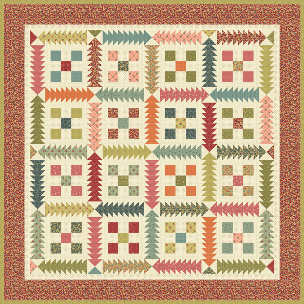 Back & Forth - Coopers Crossing Quilt Pattern – Quiltex