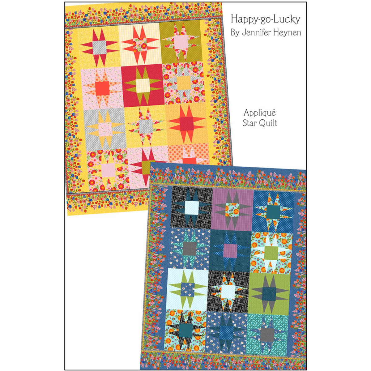 Applique Star Quilt Pattern PT-8145 – Quiltex